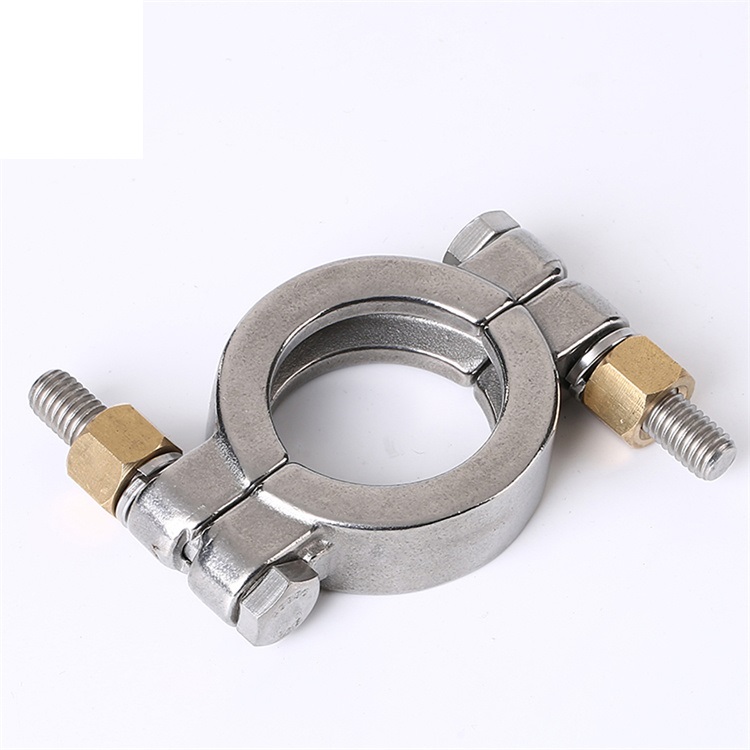 304/316L Stainless Steel Pipe Clamp Sanitary Single Pin Clamp with Wing ...