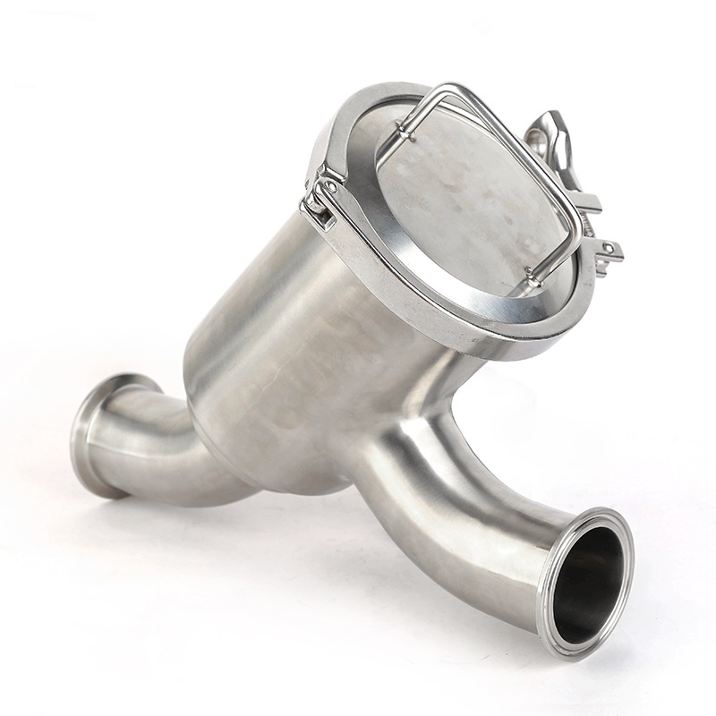 Stainless Steel SS304 SS316L DN25 Sanitary Tri Clamp Y Type Juice ...